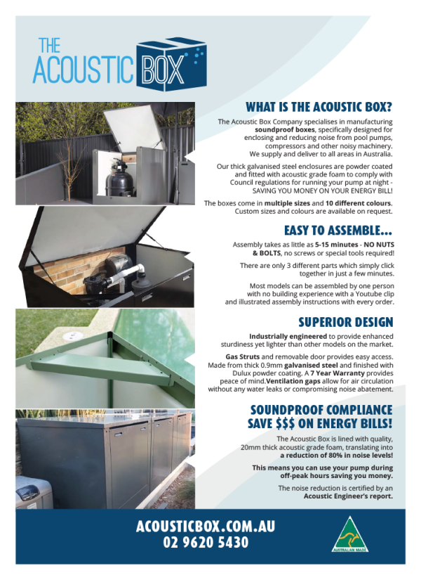 Acoustic Box - Pool Central - Pool Central